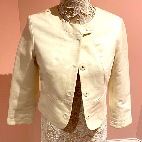 Ports 1961 | Jackets & Coats | Ports Luxury Cream Jacket | Poshmark